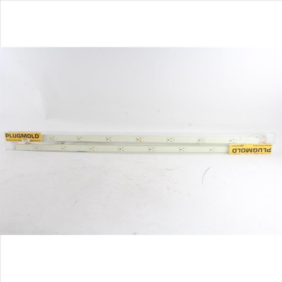 Wiremold Plumold Multiple Outlet Strips, 2 Pieces | Property Room