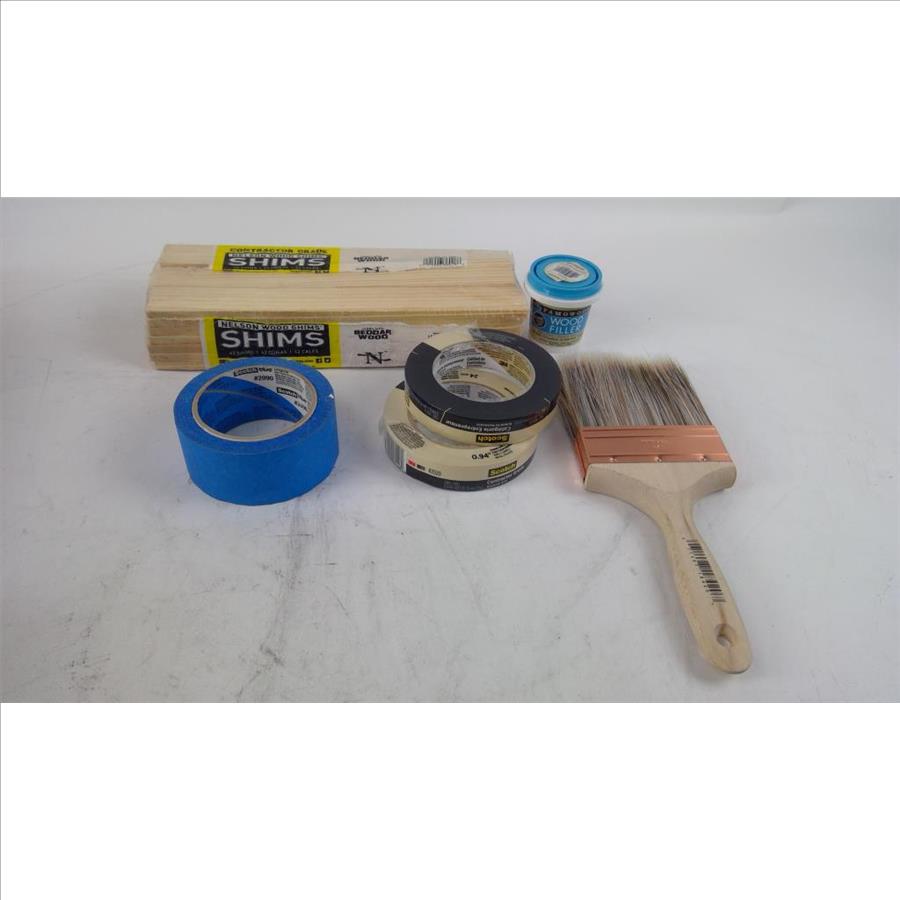 Wood Shims, Paint Brushes, And More | Property Room