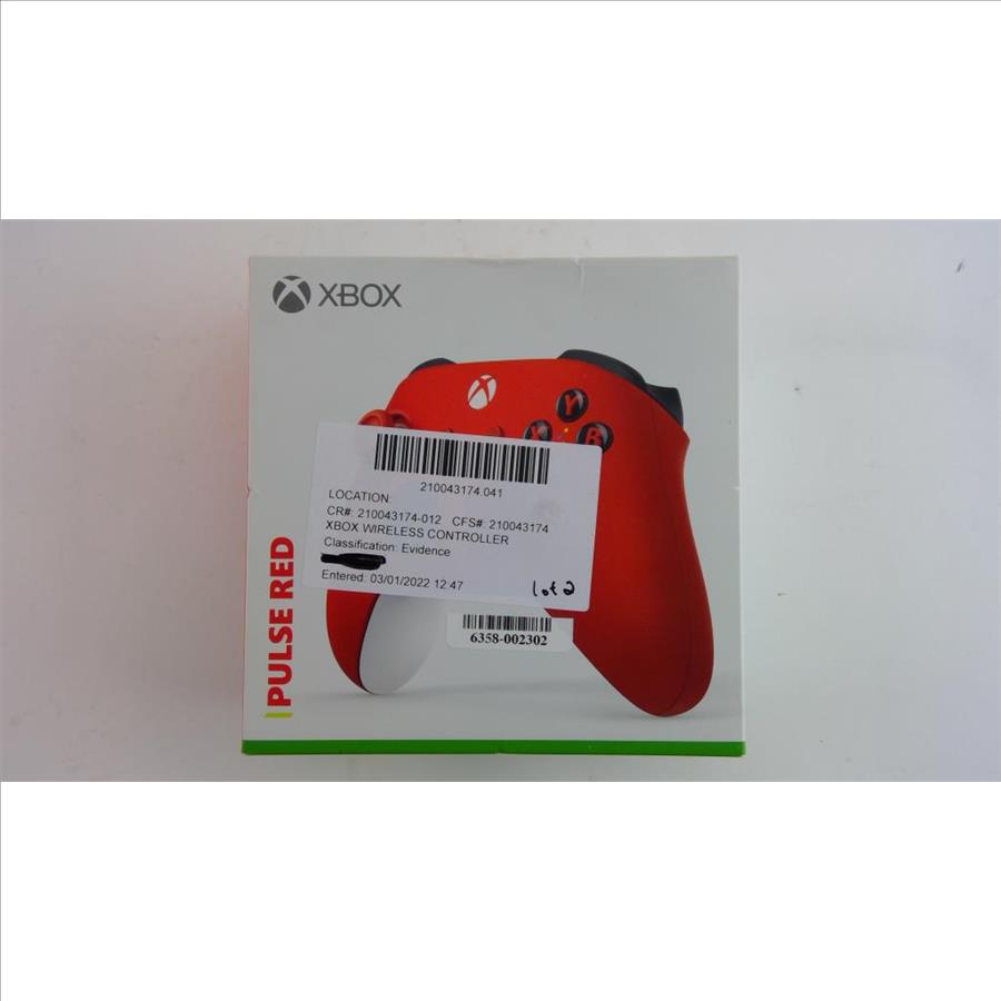Xbox Pulse Red Wireless Controller | Property Room