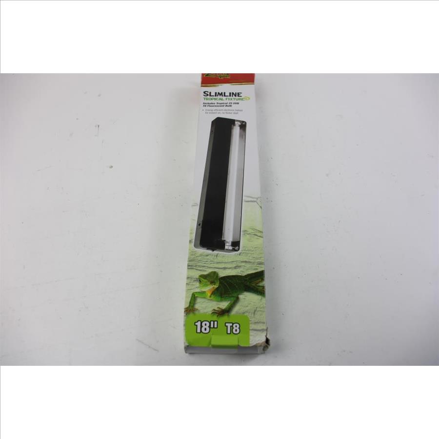 Zilla Slimline Tropical Reptile Fixture - UV - 18" T8 UV Lamp ...