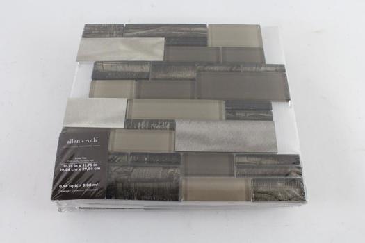 Allen + Roth Mosaic Wall Tile, 5 Pieces | Property Room