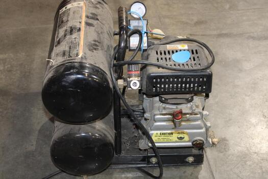 Alltrade 830241 5 Gallons 3 HP Twin Tank Trade Pro Air Compressor ...