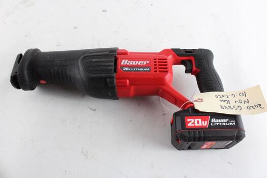 Bauer 20V Cordless Reciprocating Saw | Property Room