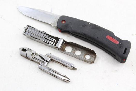 Buck 450 (U) Folding Knife & Multi-Tools; 3 Pieces | Property Room