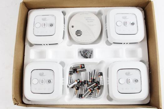 Crossfire Wireless Smoke And Biologic Carbon Monoxide Alarms, 5 Pieces ...