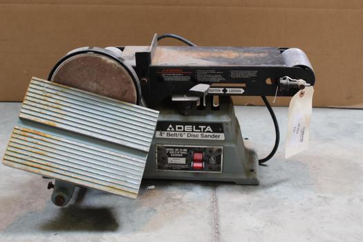 Delta 31-460 4 Inch Belt 6 Inch Disc Sander | Property Room