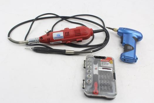 Durapro Cordless Screwdriver And AJ Wholesale Rotary Tool | Property Room