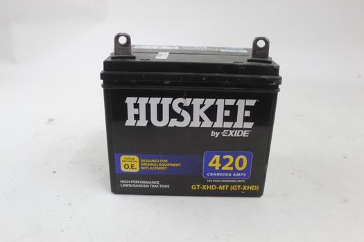 Exide Huskee GT-XHD-MT 420 Cranking Amps Battery | Property Room
