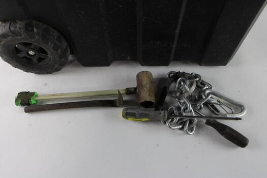 Hart Rolling Tool Box, With Assorted Tools, 30+ Pieces | Property Room