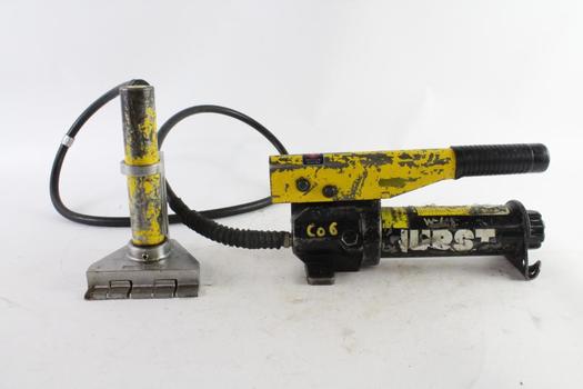 Hurst Hydraulic Pump And Rabbit Tool | Property Room