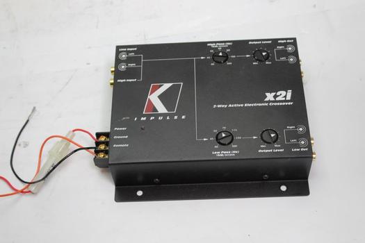 Kicker Impulse 2-way Active Electronic Crossover | Property Room