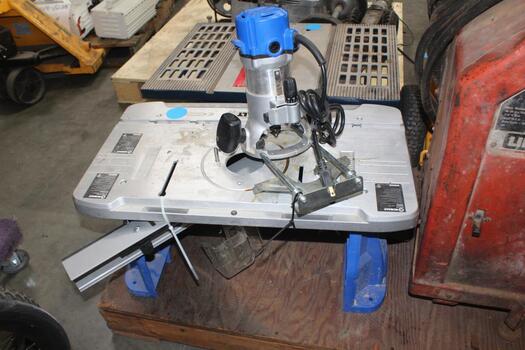 Kobalt Fixed Base Router & Router Table | Property Room
