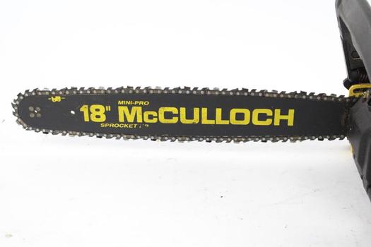 McCulloch 38cc 18" MacCat Chain Saw | Property Room