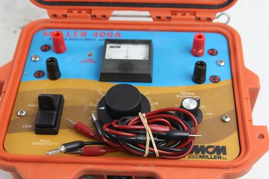 Miller 400A Analog Resistance Meter | Property Room