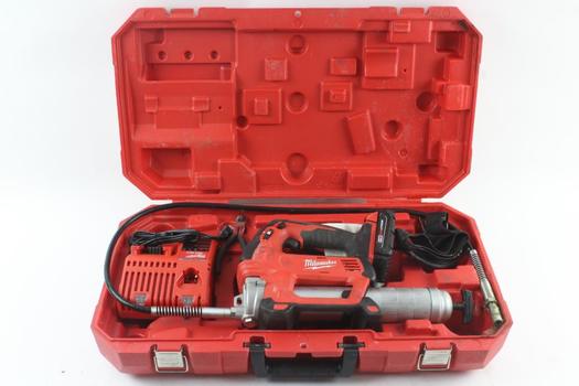 Milwaukee Grease Gun And Carrying Case | Property Room