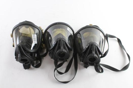 MSA SCBA Ultra Elite Face Masks Size Small And Medium, 3 Pieces ...