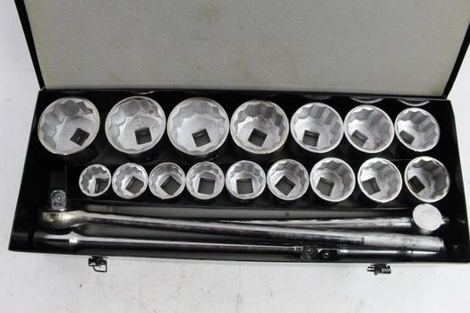 Pittsburgh Heavy Duty Socket Set, 20 Pieces | Property Room