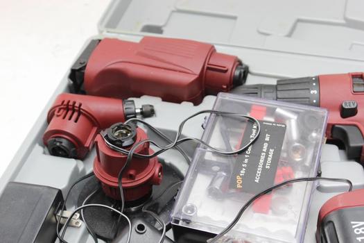 Pop 5 In 1 Combo Cordless Tool Set, 6+ Pieces | Property Room