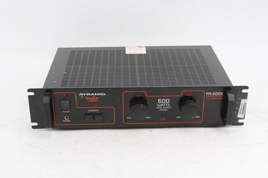 Pyramid Studio Pro Stereo Power P.A. Amplifier (Model PA-600X ...