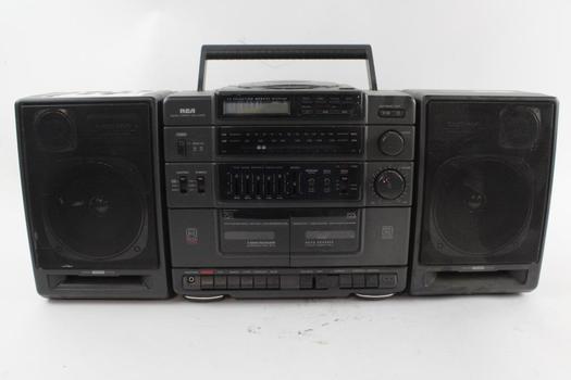 RCA Boom Box CD/FM/Cassette Portable Stereo | Property Room