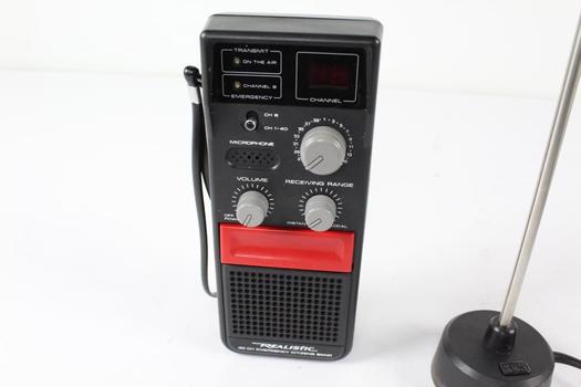 Realistic TRC-411 Emergency Cb Radio & Antenna | Property Room