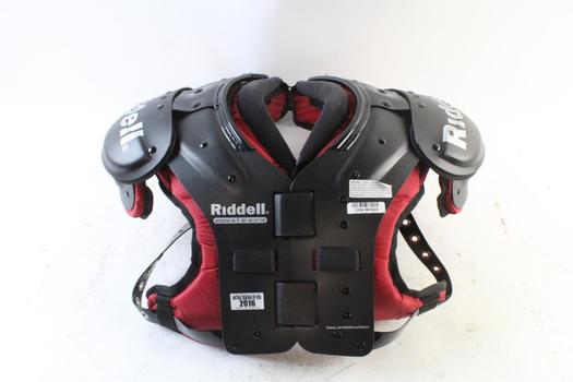 Riddell Football Shoulder Pads, Size S 38"-40"/17"-18" | Property Room