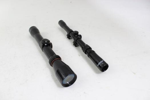 Rifle Scopes: Leupold 2x7, Tasco 3-7x20: 2 Items | Property Room