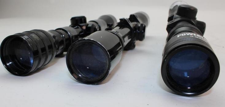 Rifle Scopes: Powerline 3-9x32, Universal 4x32, All-Pro 4x32: 3 Items ...