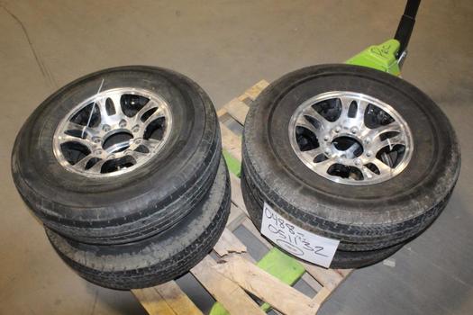 RV/Camper Rims And Tires, 4 Pieces | Property Room