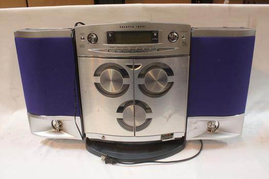 Sharper Image Sleek 3-CD Stereo | Property Room