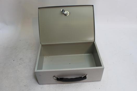 Small Metal Lock Box With Key, Unknown Brand | Property Room