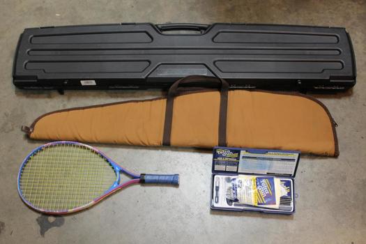 Soft And Hard Rifle Cases, Wilson Youth Tennis Racket, & Tetra Gun ...