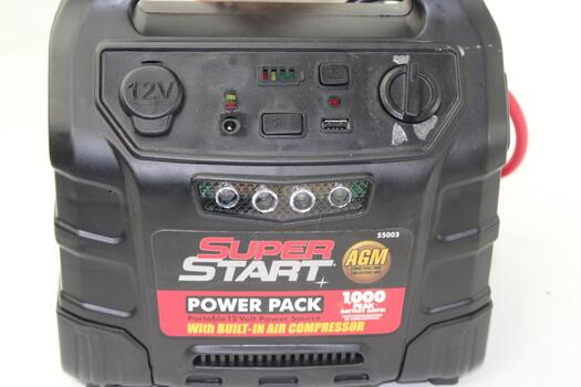 Super Start - Power Pack 1000 Peak Battery Amps With Bulit -in Air ...