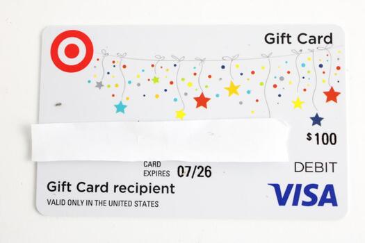 Target Debit Visa Gift Card $100.00 | Property Room