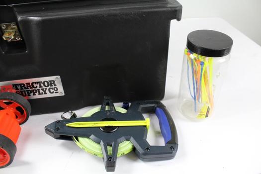 Tractor Supply Large Tool Box & Tools, 10+ Items | Property Room