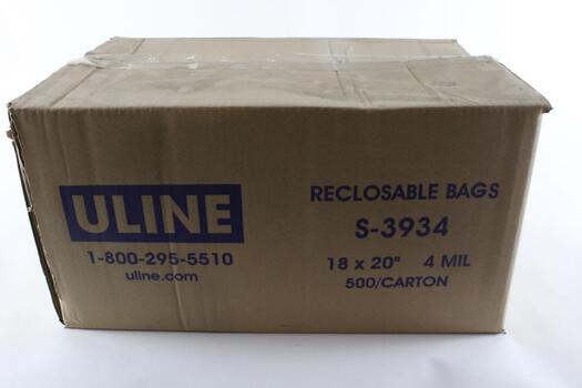 Uline Reclosable Bags | Property Room