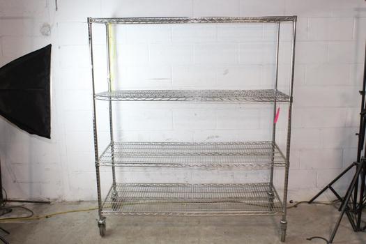 Uline Rolling Shelves | Property Room