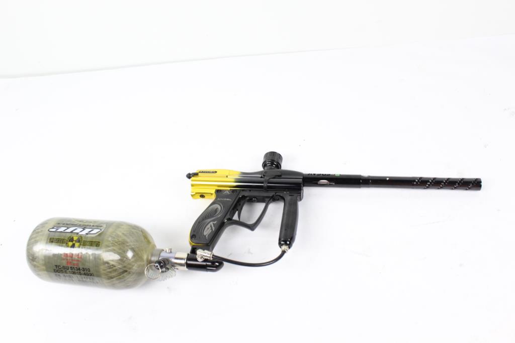 Angel Freak Paintball Gun & Tank, 2 Items | Property Room