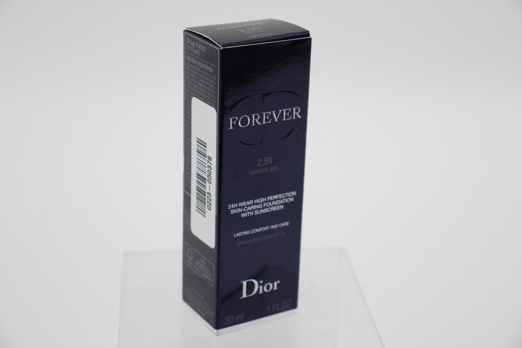 Dior Forever High Foundation With Sunscreen On 2,5n Before 025nib ...
