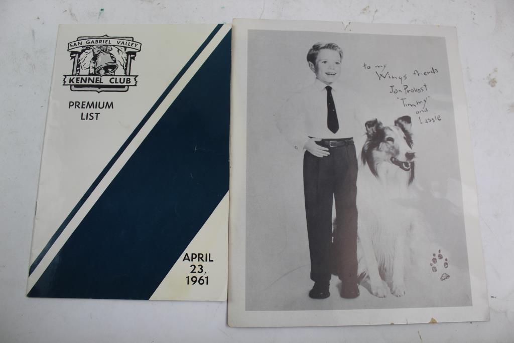 Walt Disney's Guide To Disneyland, Tim & Lassie Photo, Clippings And ...