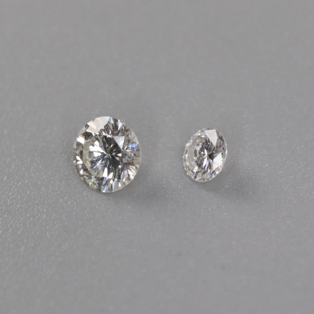 0.19ct TW Loose Diamonds, 2 Diamonds | Property Room