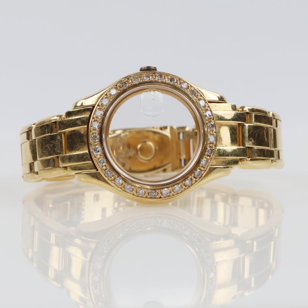 0.58ct TW Diamond 18kt Gold Watch Case And Band -Evaluated By Our ...