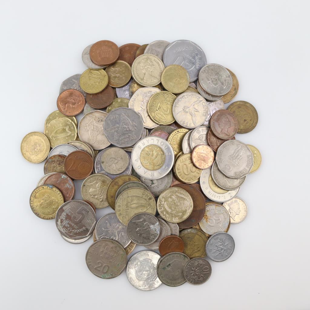 1+ LB Foreign Coins & Tokens | Property Room