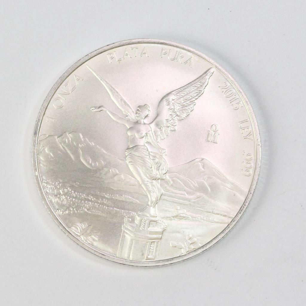 1 Oz .999 Silver OM Plata Pura Coin | Property Room