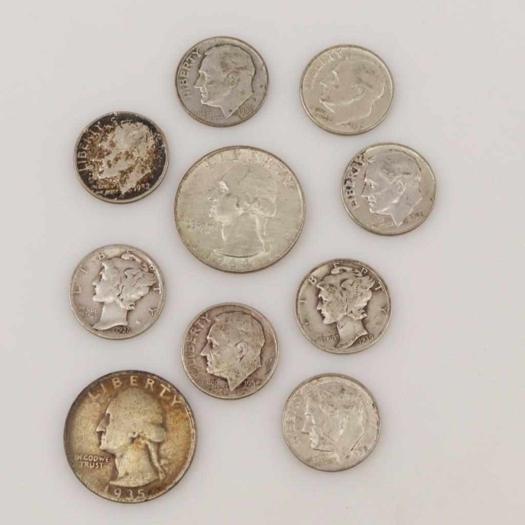10 Silver US Coins | Property Room