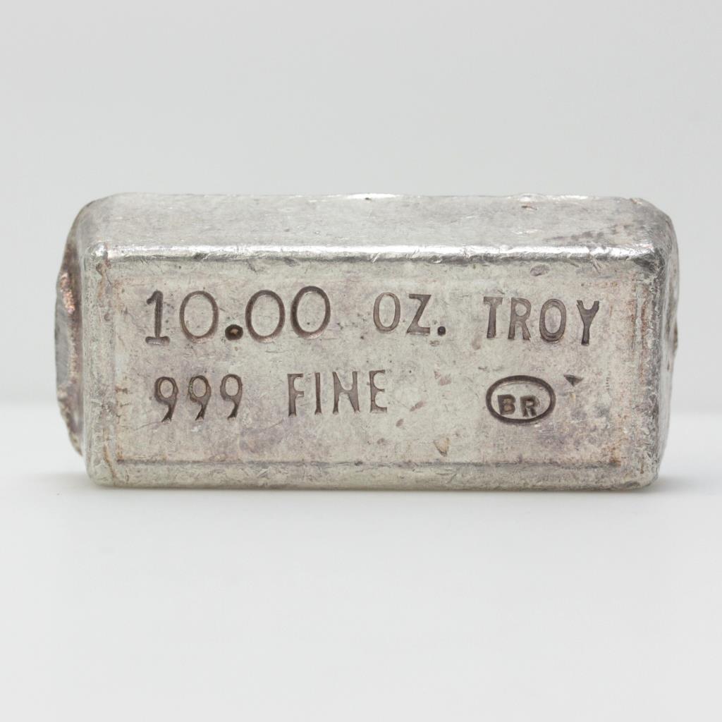 10 Troy Oz 999 Silver Bar Property Room 10 Troy Oz 999 Silver Bar Property Room