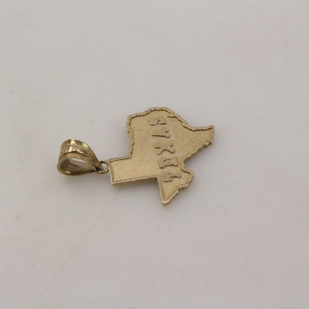 10k Gold State Of Texas Pendant | Property Room