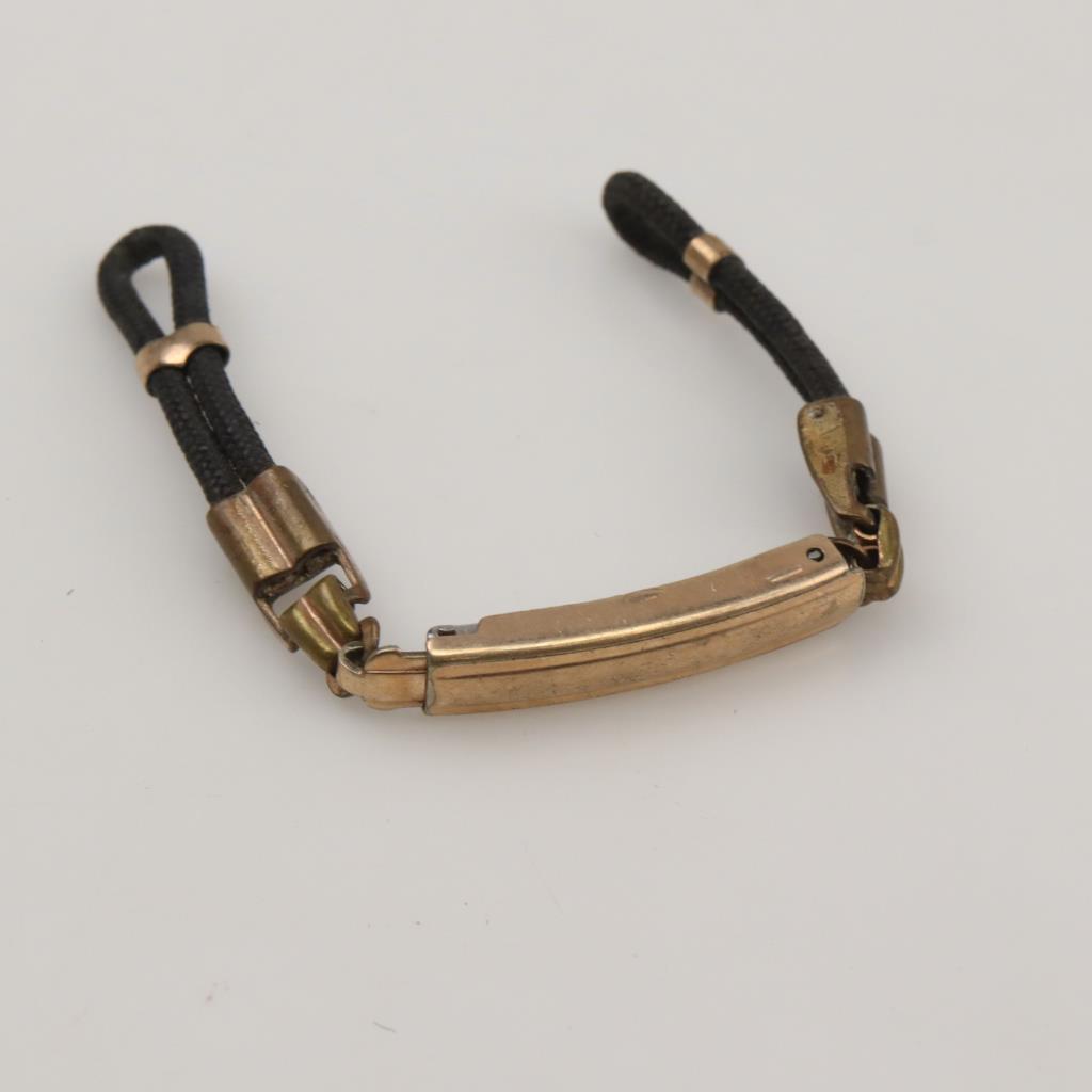 10kt GF Black Rope Watch Band | Property Room