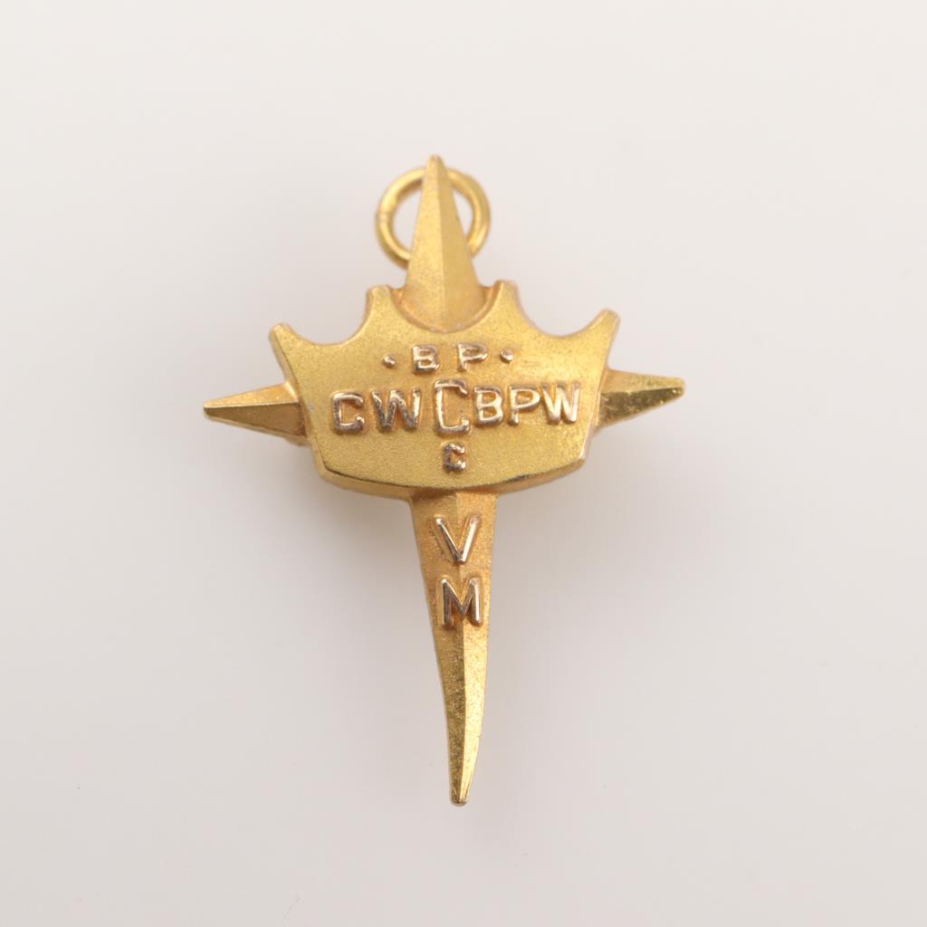 10kt GF Cross Pin Pendant | Property Room