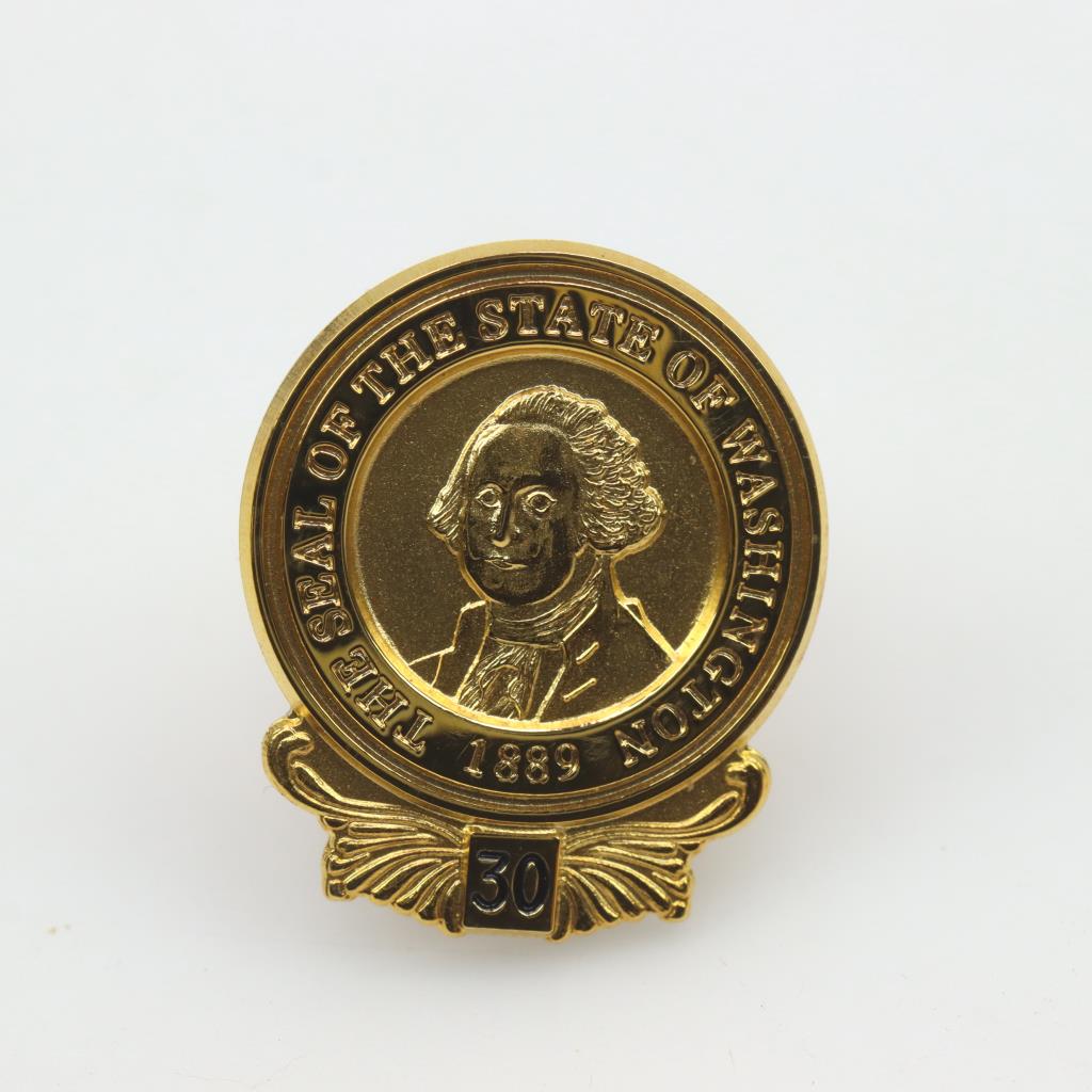 10kt GF George Washington Pin | Property Room